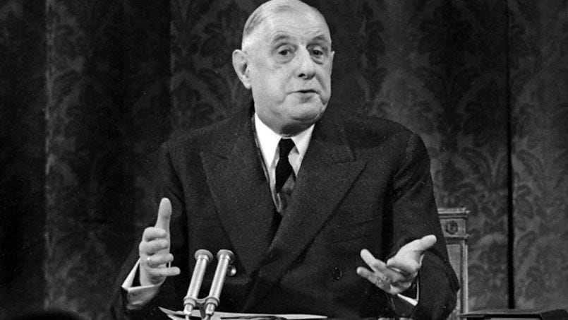 Appendix to Charles de Gaulle on European Project