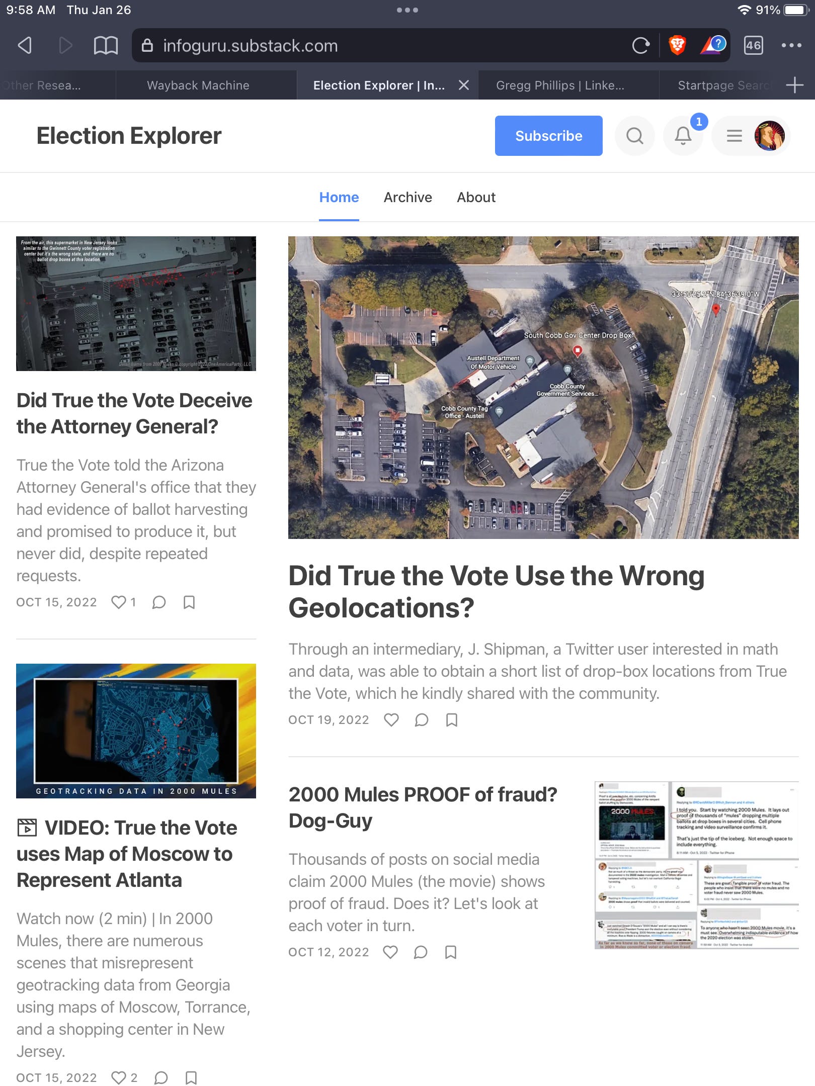 Other Researchers & Their Projects - by Major Kalhoun