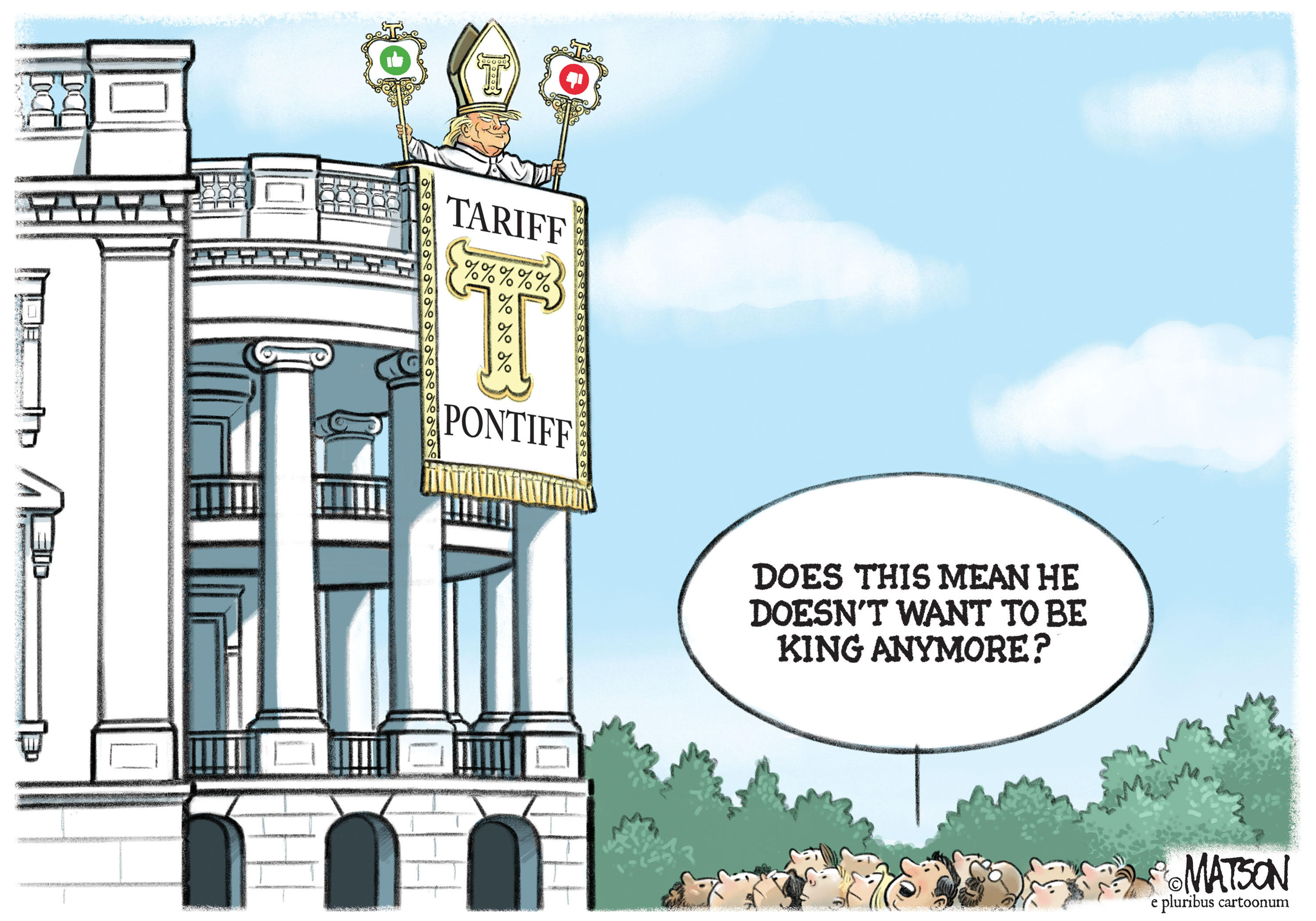 The Pontiff of Tariffs - by RJ Matson - The Contrarian