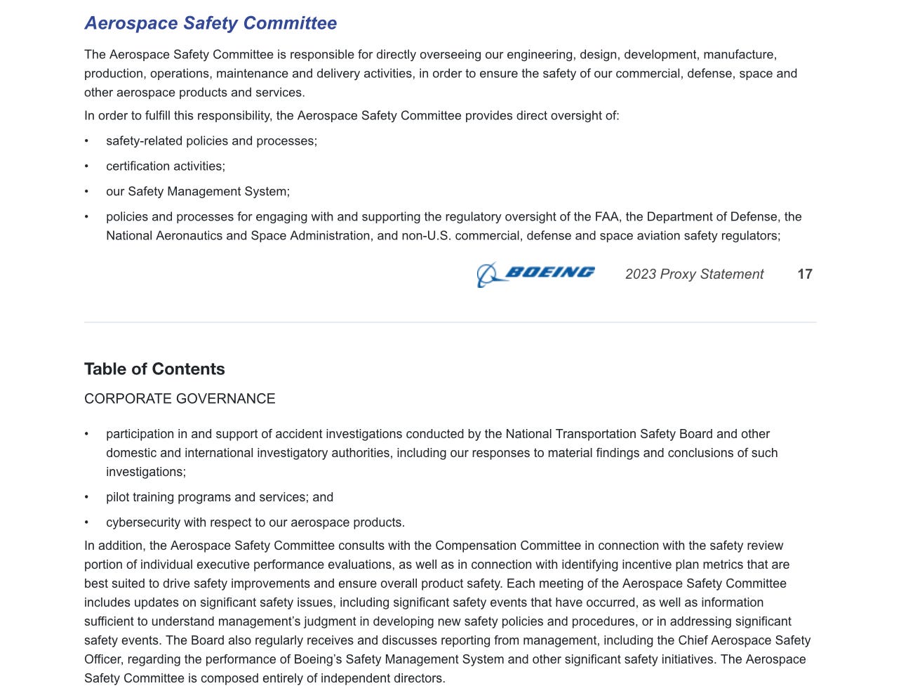 The Boeing Company - Mr. CorpGov Substack