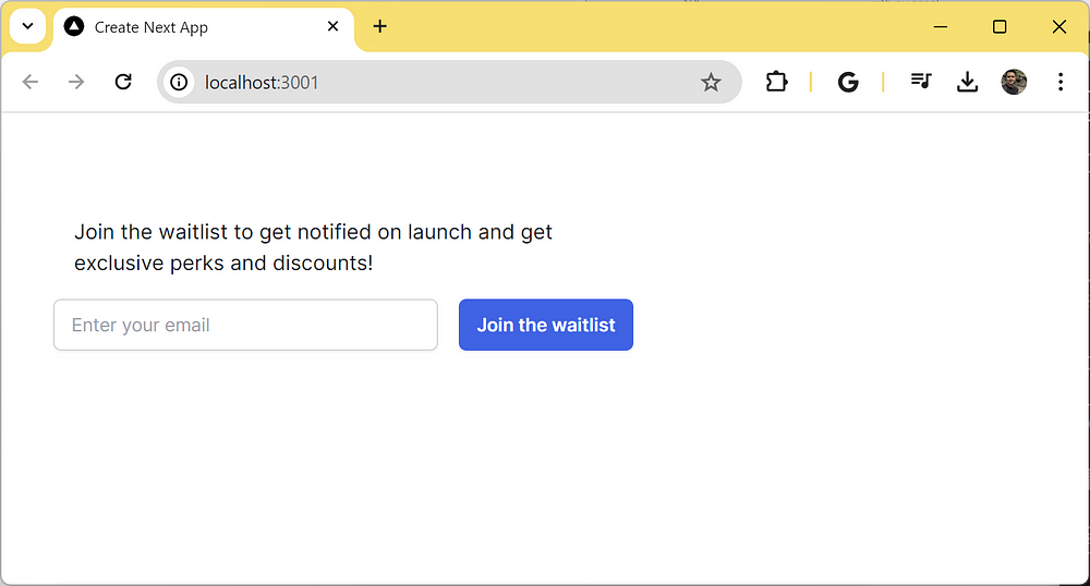 Add a Waitlist Form in your Web App with Google Sheets and Javascript