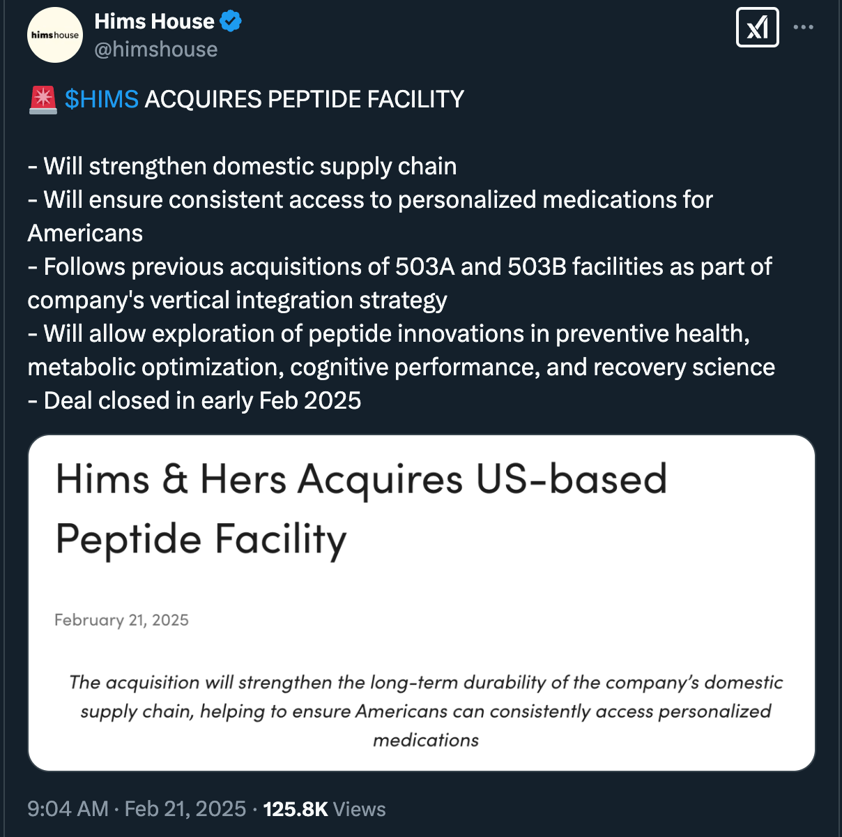 Hims Daily (Feb 21, 2025) - by Jonathan Stern - Hims House