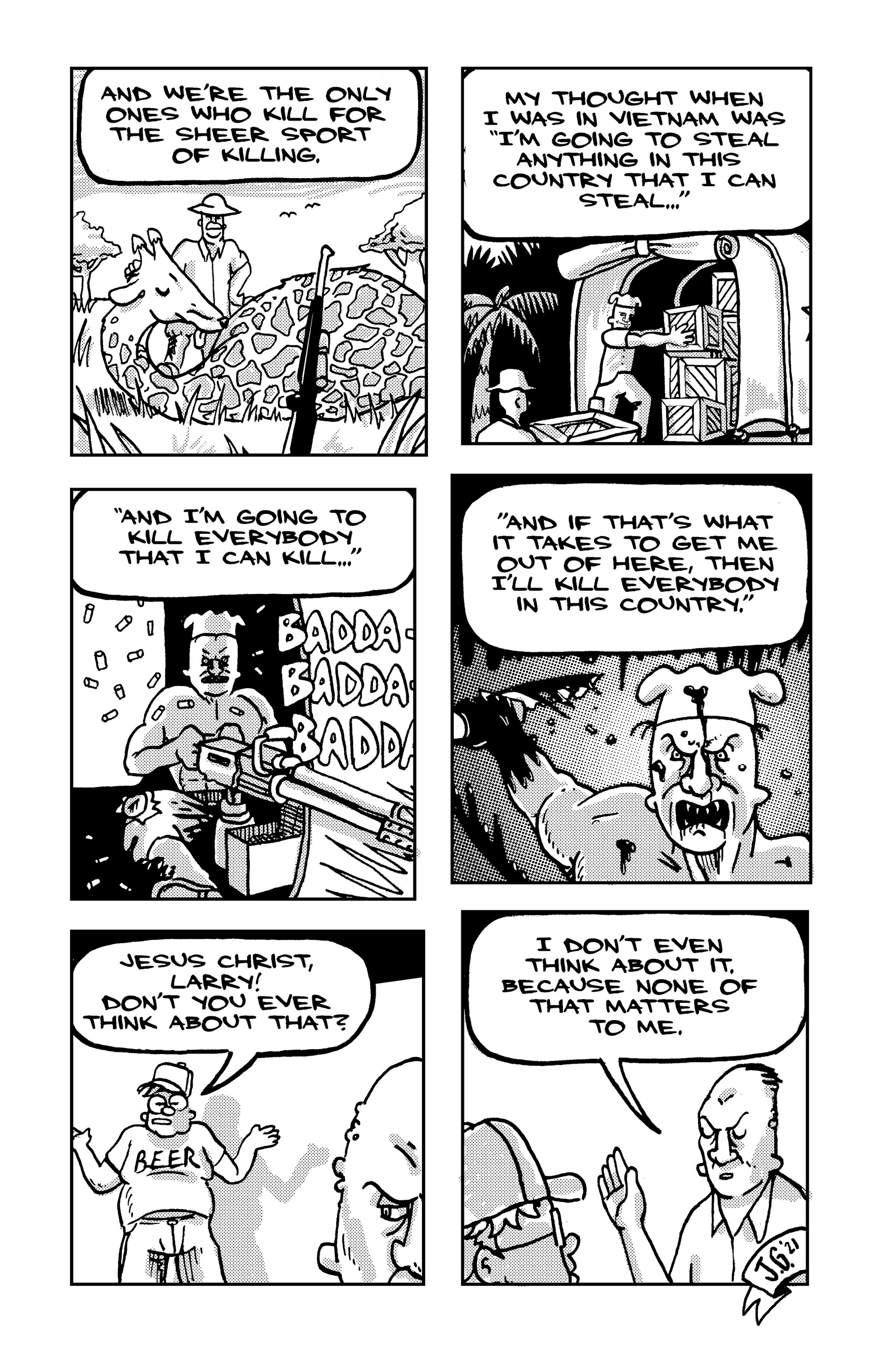 Larry Loathman Snake Master Pages 7, 8 & 9