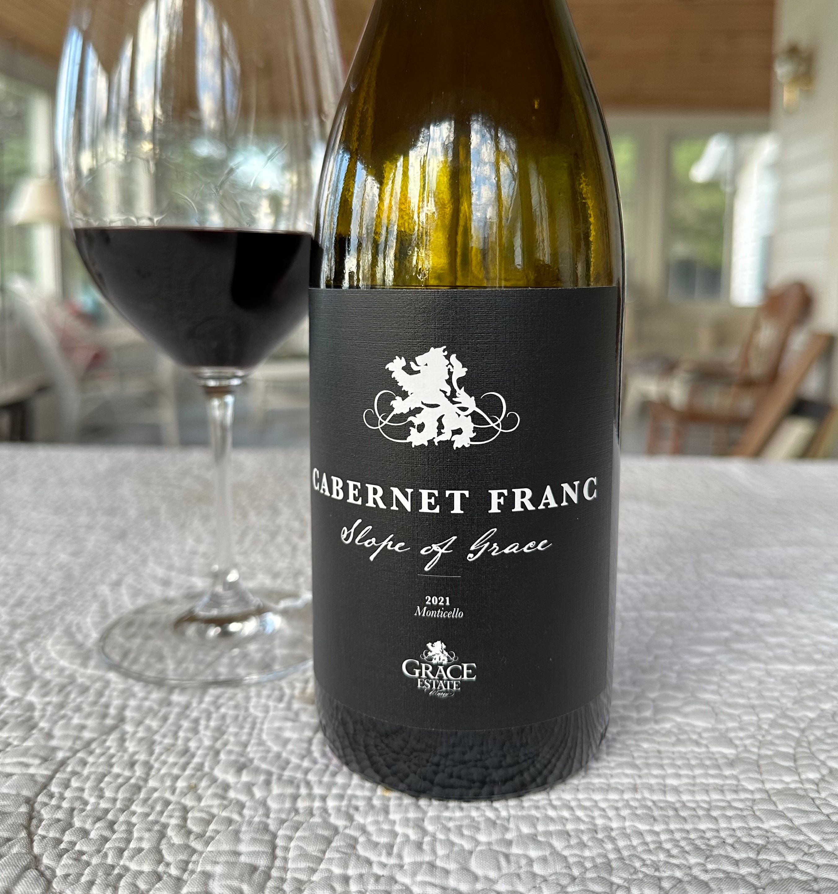 Grace Estate Winery, 2021 'Slope of Grace' Cabernet Franc, Monticello ...