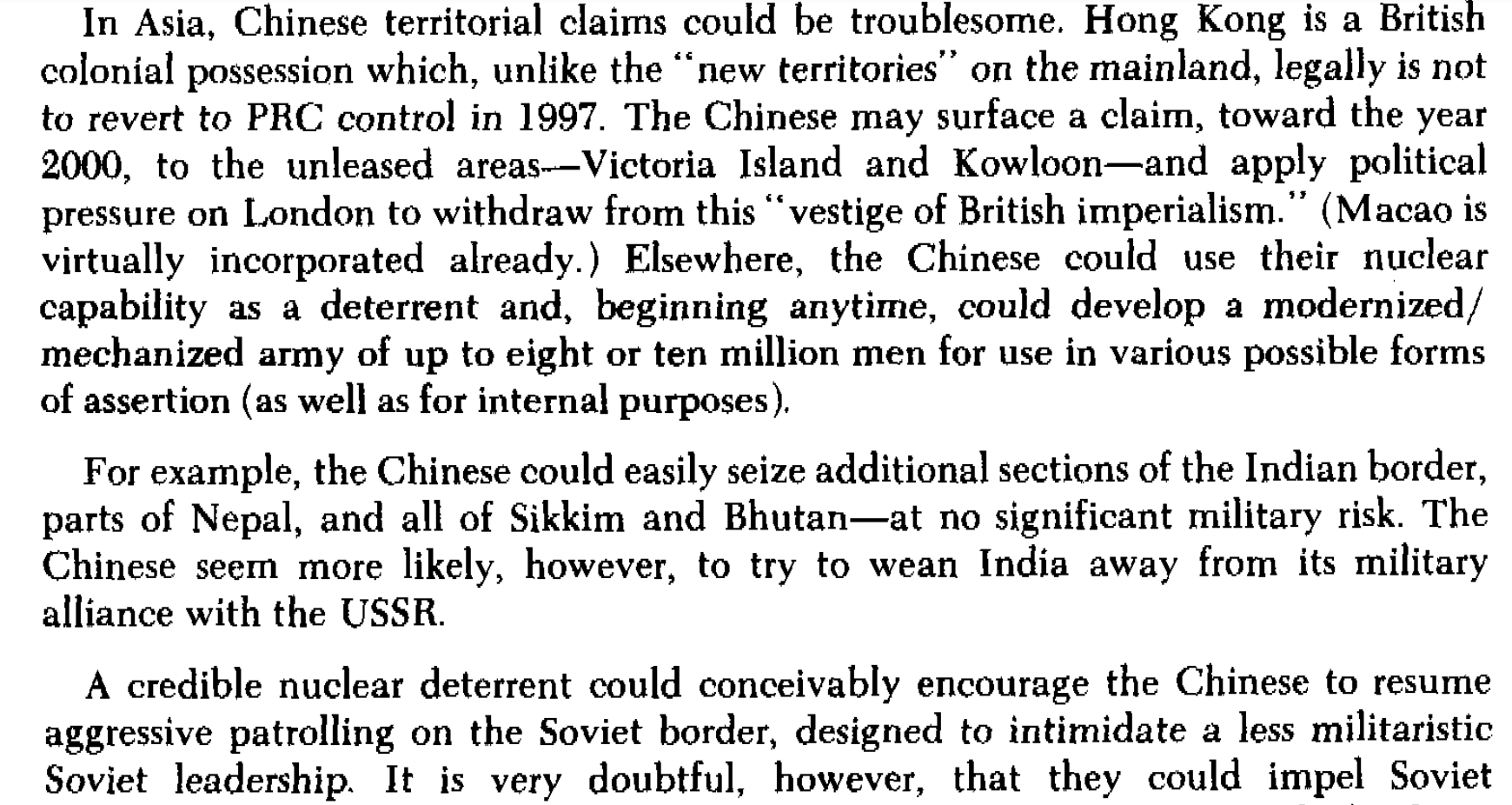 CIA Cold War China Forecasting - by Nicholas Welch