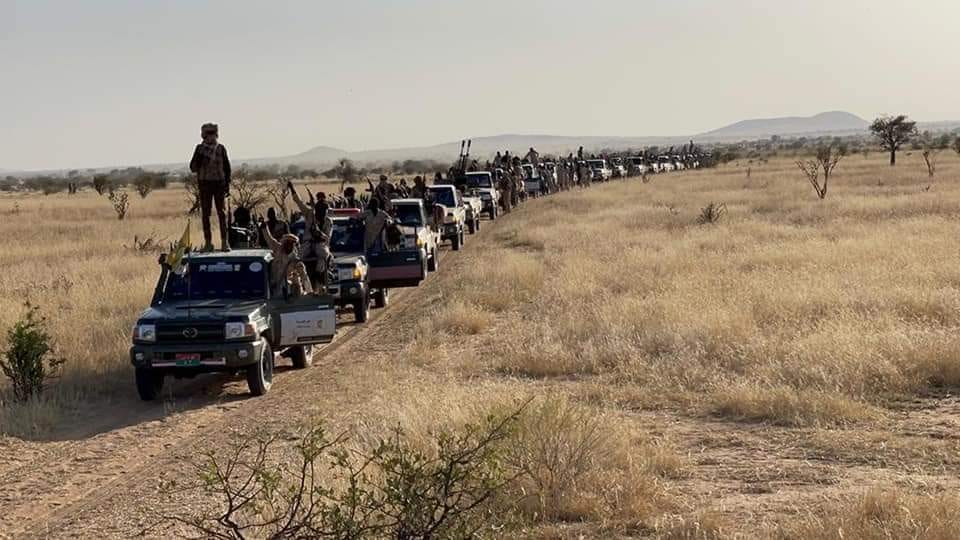 Map of the Areas of Control in Sudan