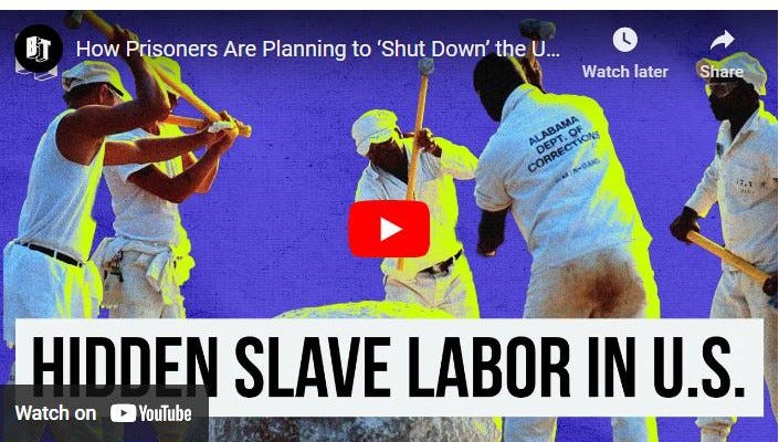 How Prisoners Are Planning to ‘Shut Down’ the US’s Hidden Slave Labor ...