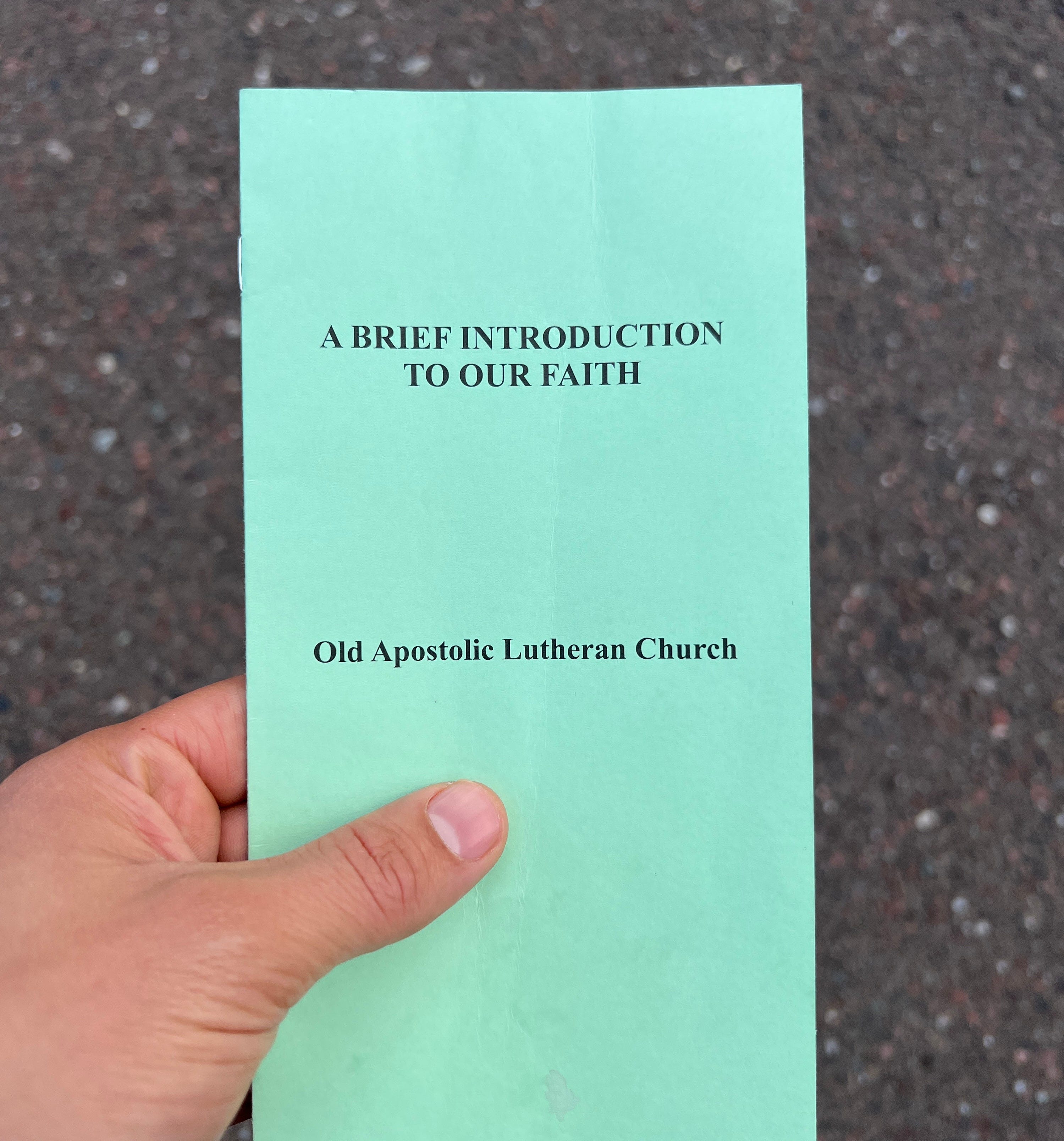 Attending the Old Apostolic Church - by Mitchell Peterson