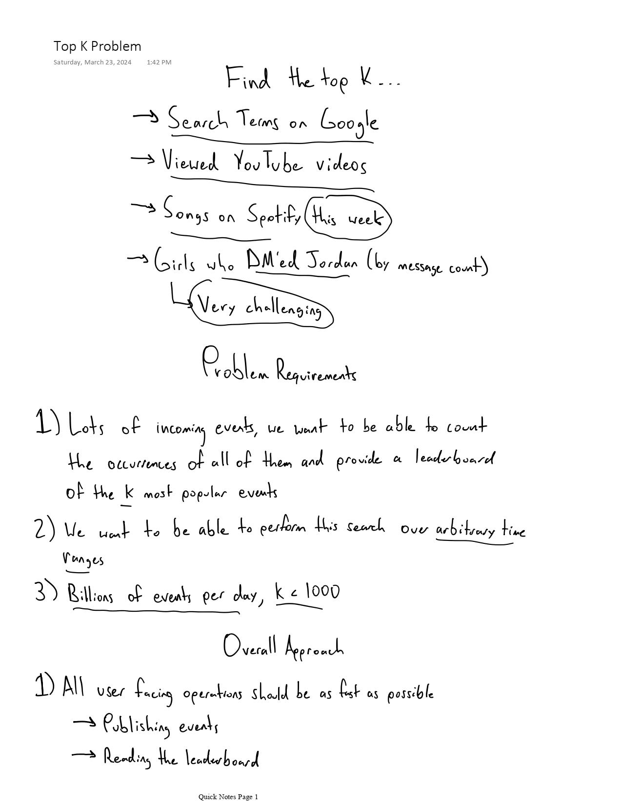 Case Study 17: Top K Problem - by Jordan Epstein