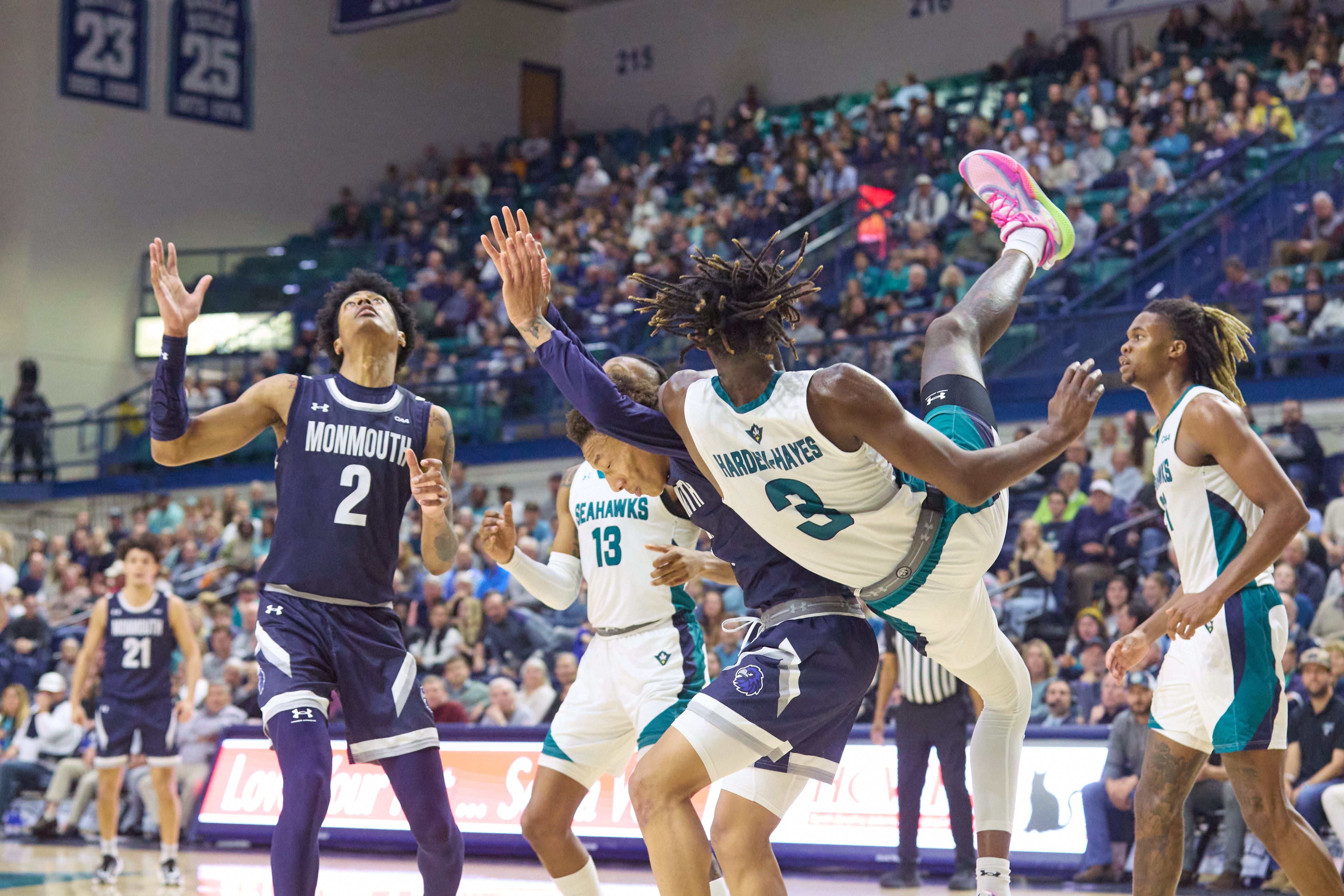 Seahawks Survive Melee with Monmouth