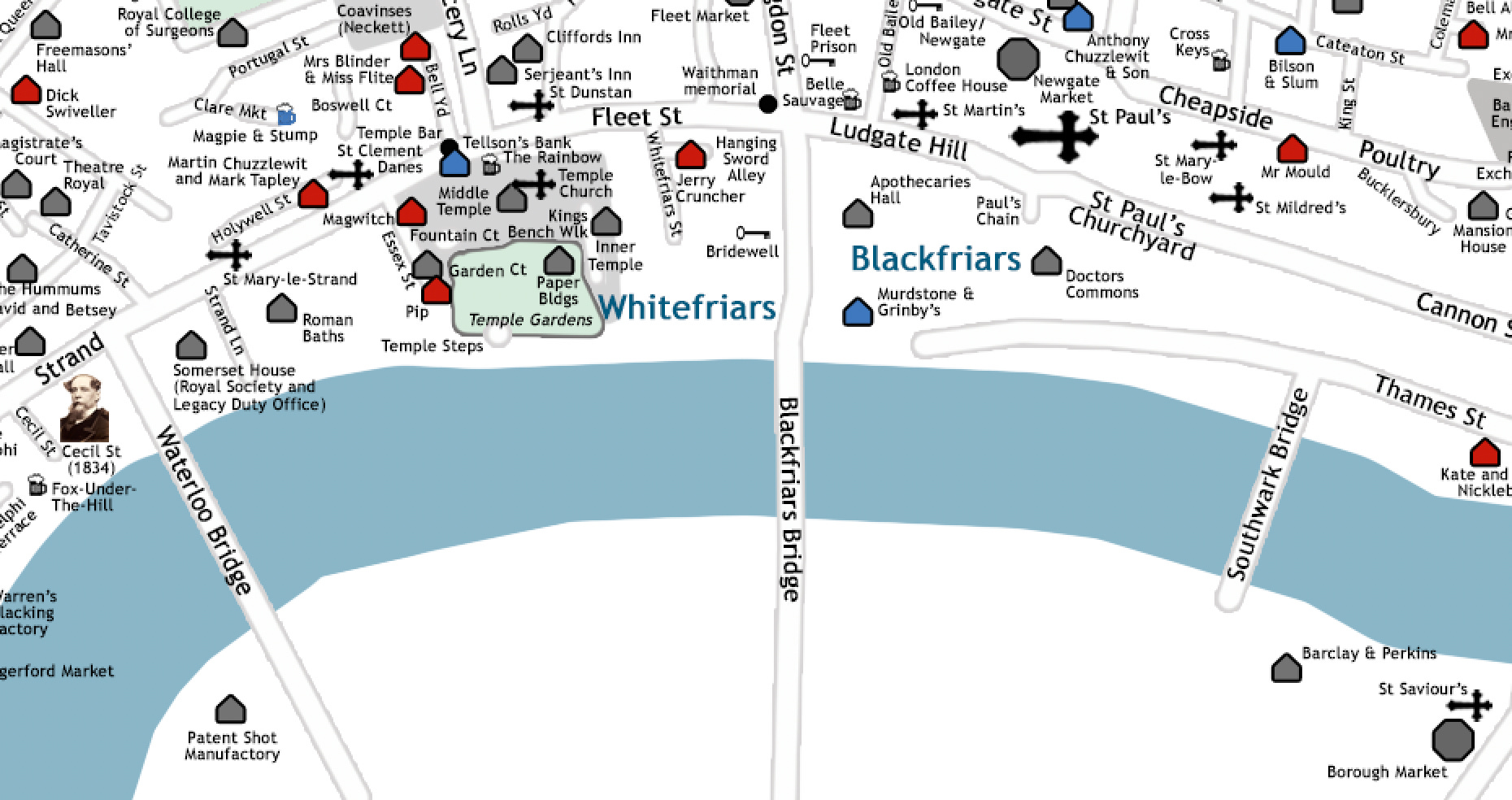 Dickens: The Ultimate Map - Londonist: Time Machine