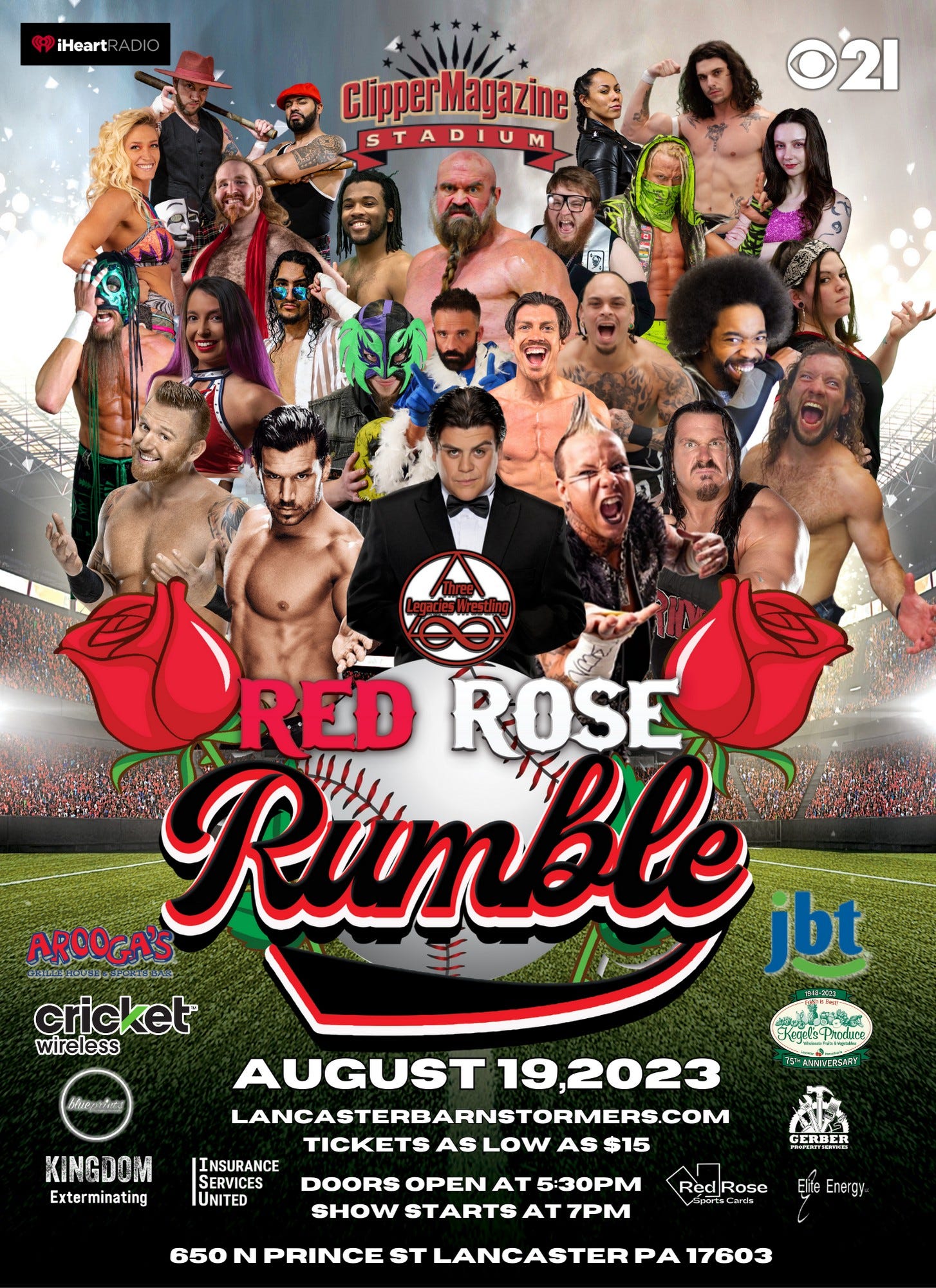 Saturday: 3LW Red Rose Rumble in Lancaster