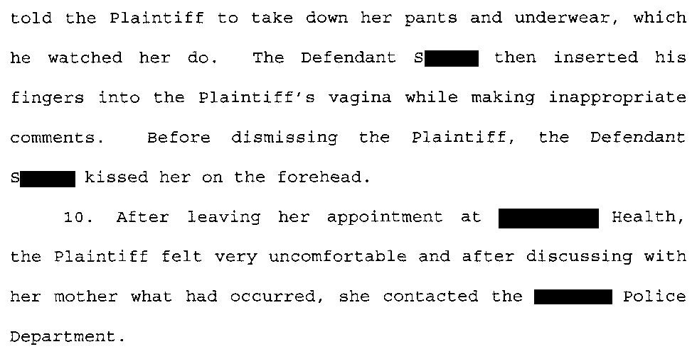 Doctor Sexually Assaults Patients - by Med Mal Reviewer