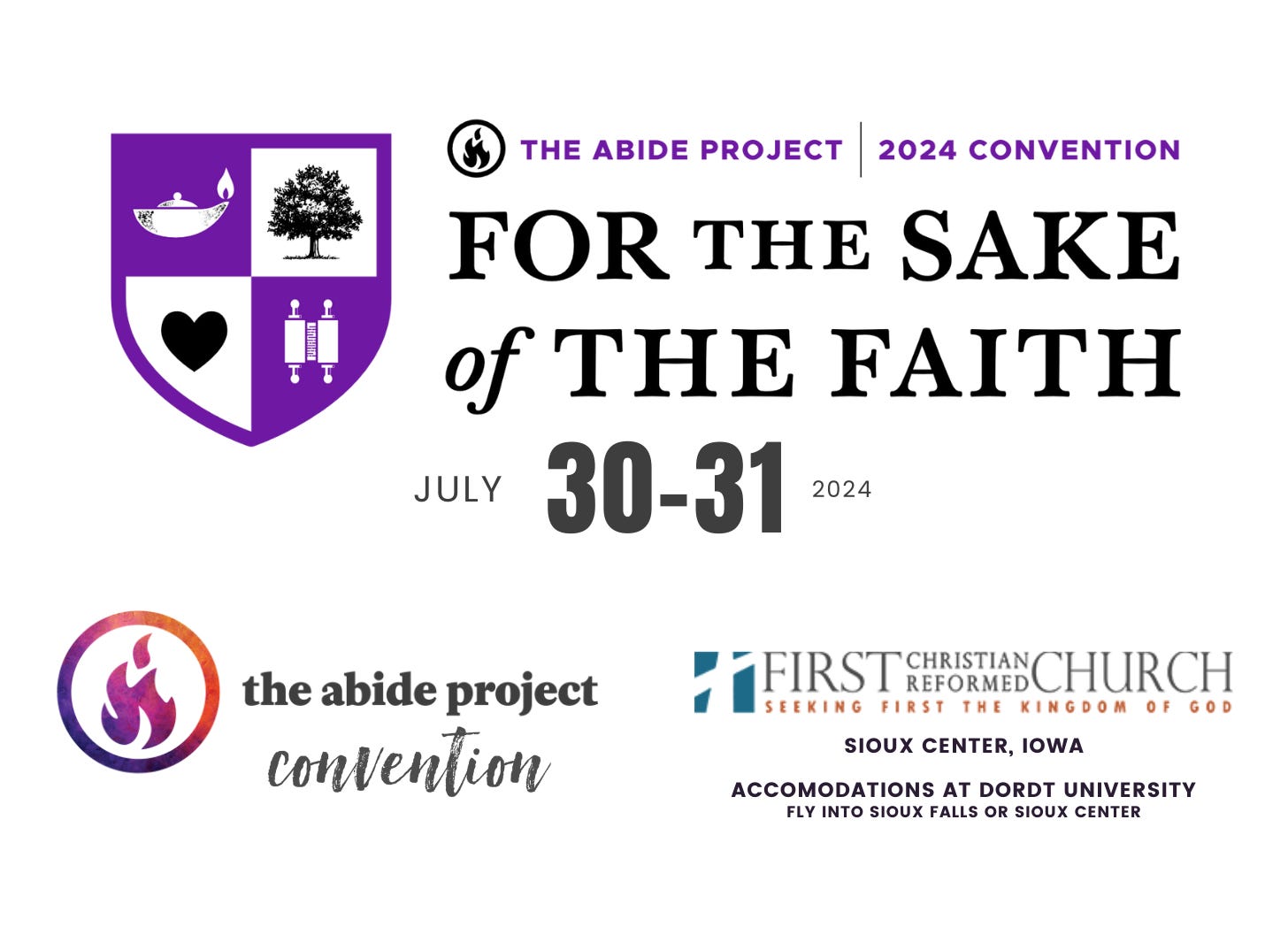 Early Bird Extended! 2024 Abide Project Convention