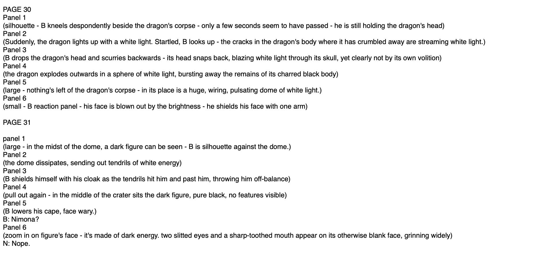 Nimona (the comic): a deep dive - by ND Stevenson