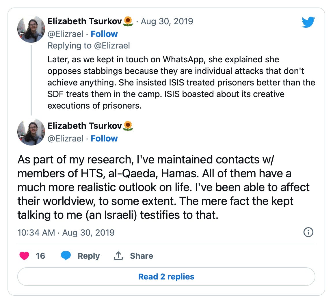 What we know about Elizabeth Tsurkov - by Asa Winstanley