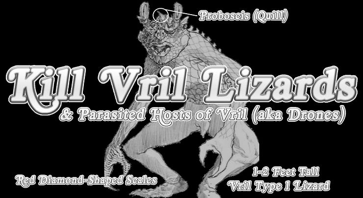 The Executed: Clones, Doubles, & Vril Lizard Reptilian Parasites