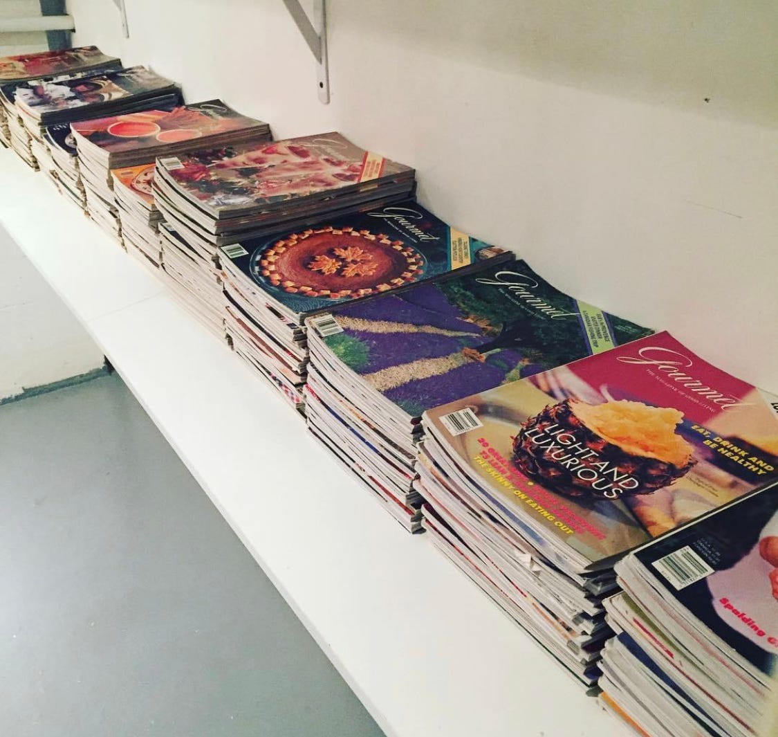 For the love of an old Gourmet magazine