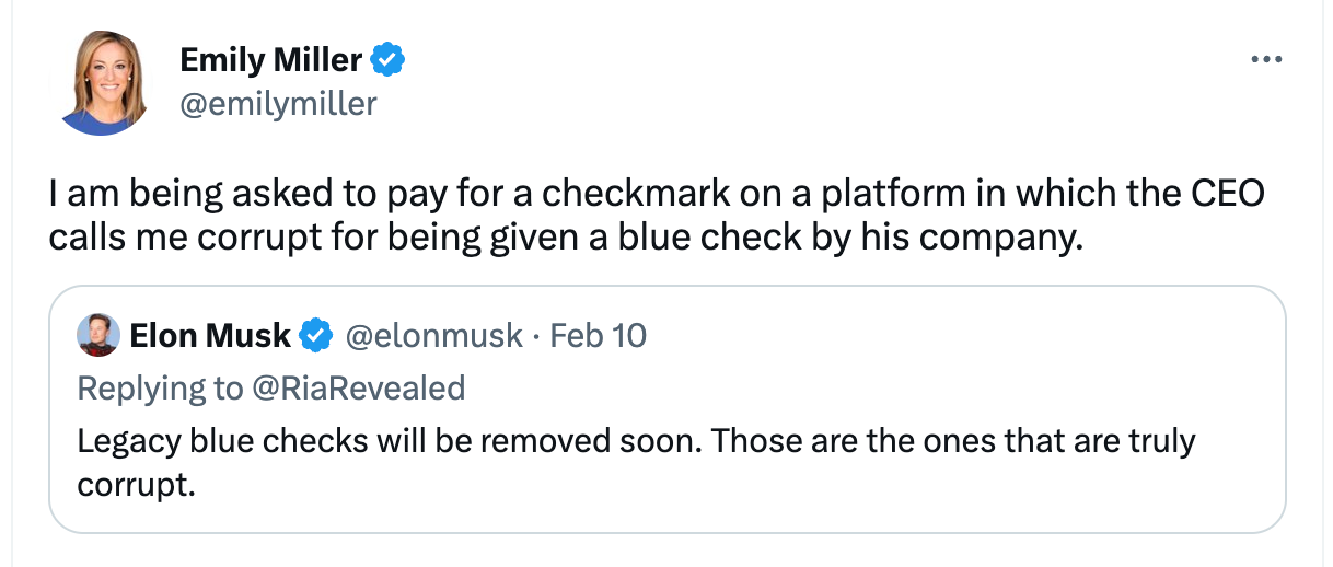 Twitter Verified Checkmark Ends for Legacy Users