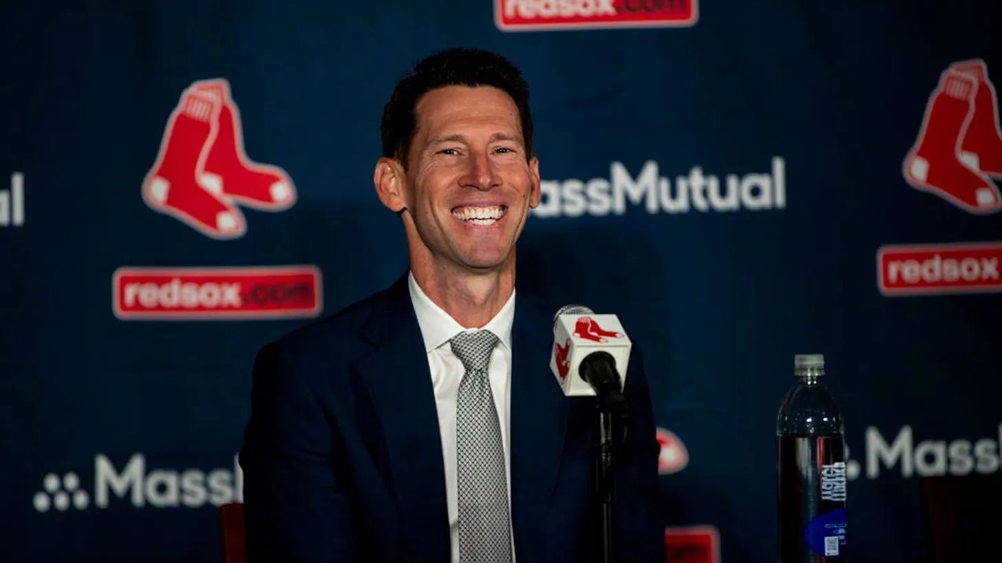 Craig Breslow talks about acquiring a right-handed bat this offseason