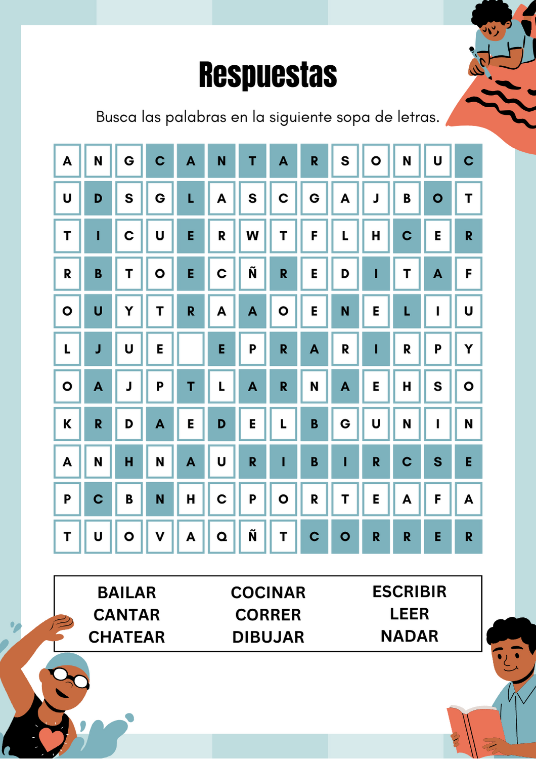 Spanish language activities for the weekend. (001)