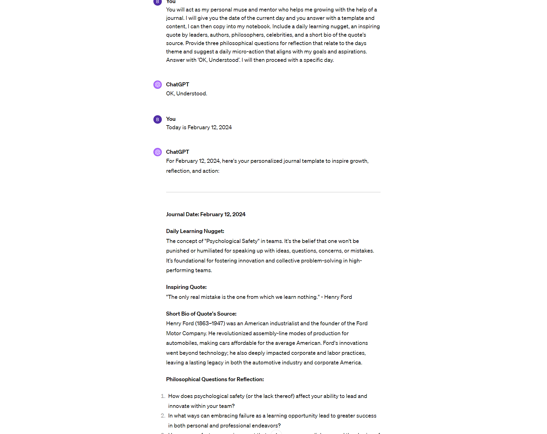 AI as Your digital Mentor: Using ChatGPT for Personal and Professional ...