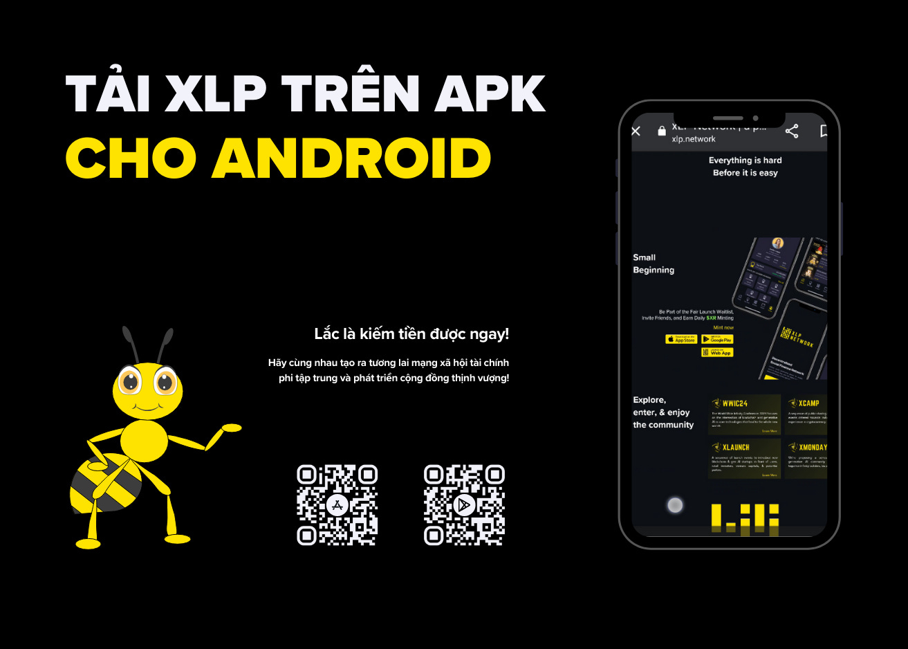 CÁCH TẢI ỨNG DỤNG XLP NETWORK CHO ANDROID THÔNG QUA APK