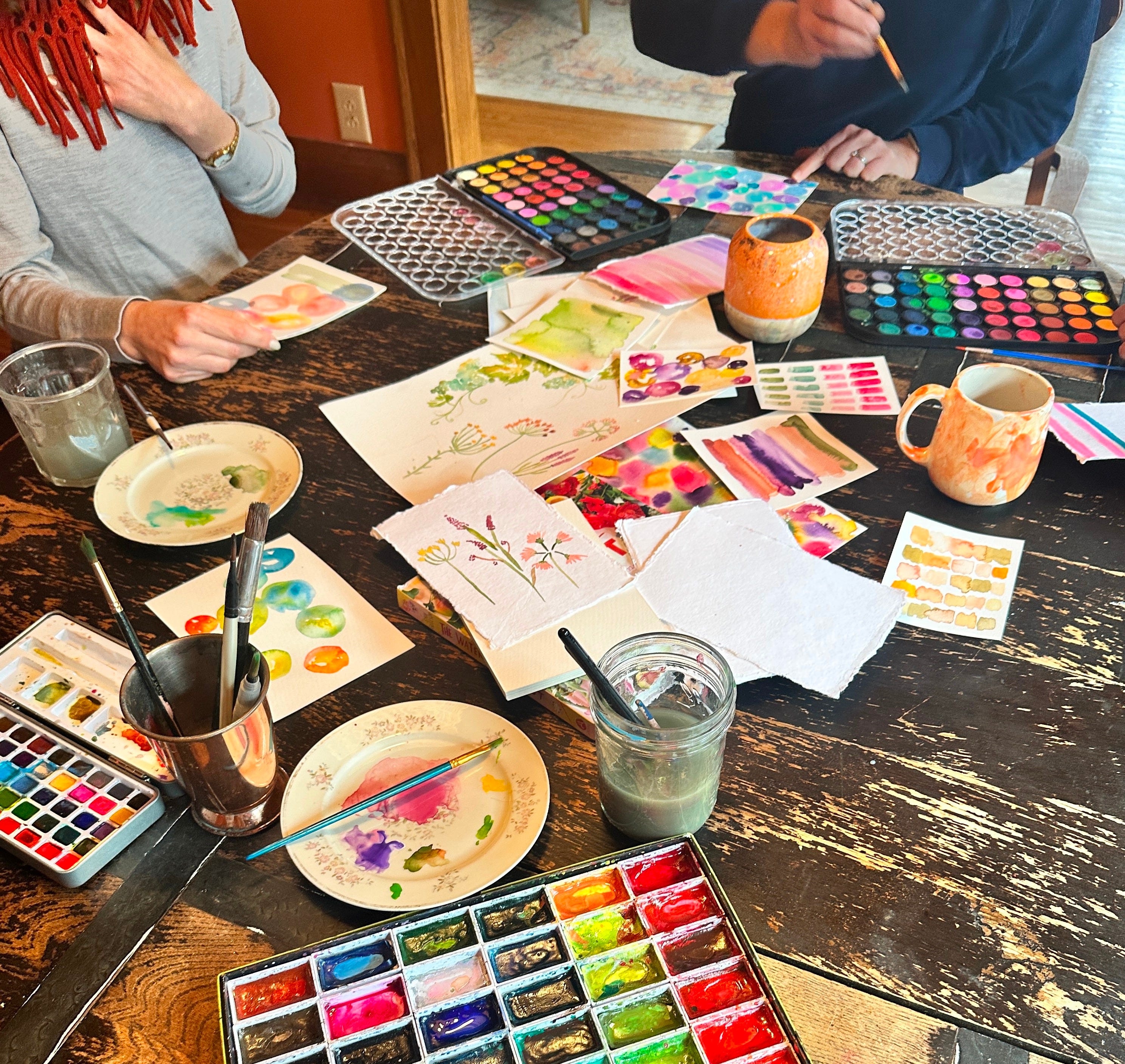 How To Host a Watercolor Gathering - by Erin Gleeson