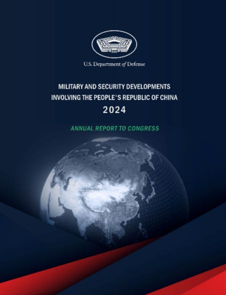 Breakdown of China Military Power Report 2024 by the Department of Defense