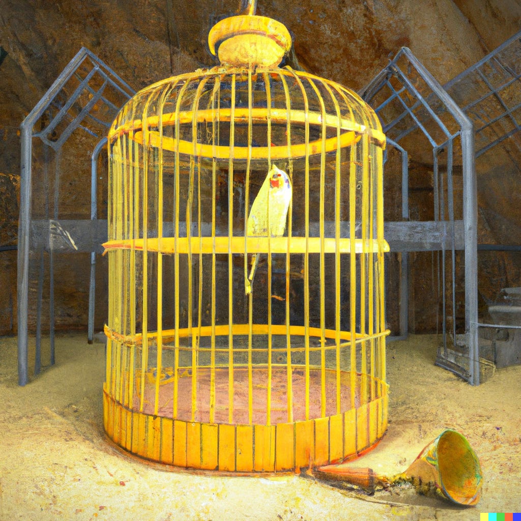 Canaries in the coal mine - by huumans inc