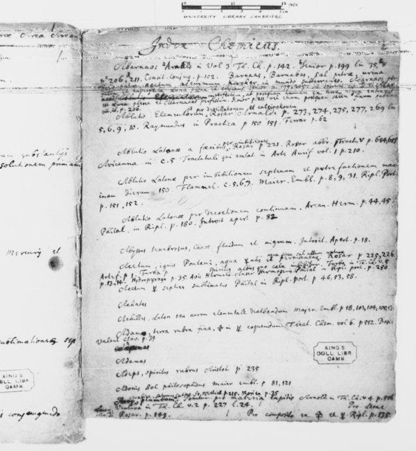 Newton's Alchemy Notes - by Jillian Hess - Noted