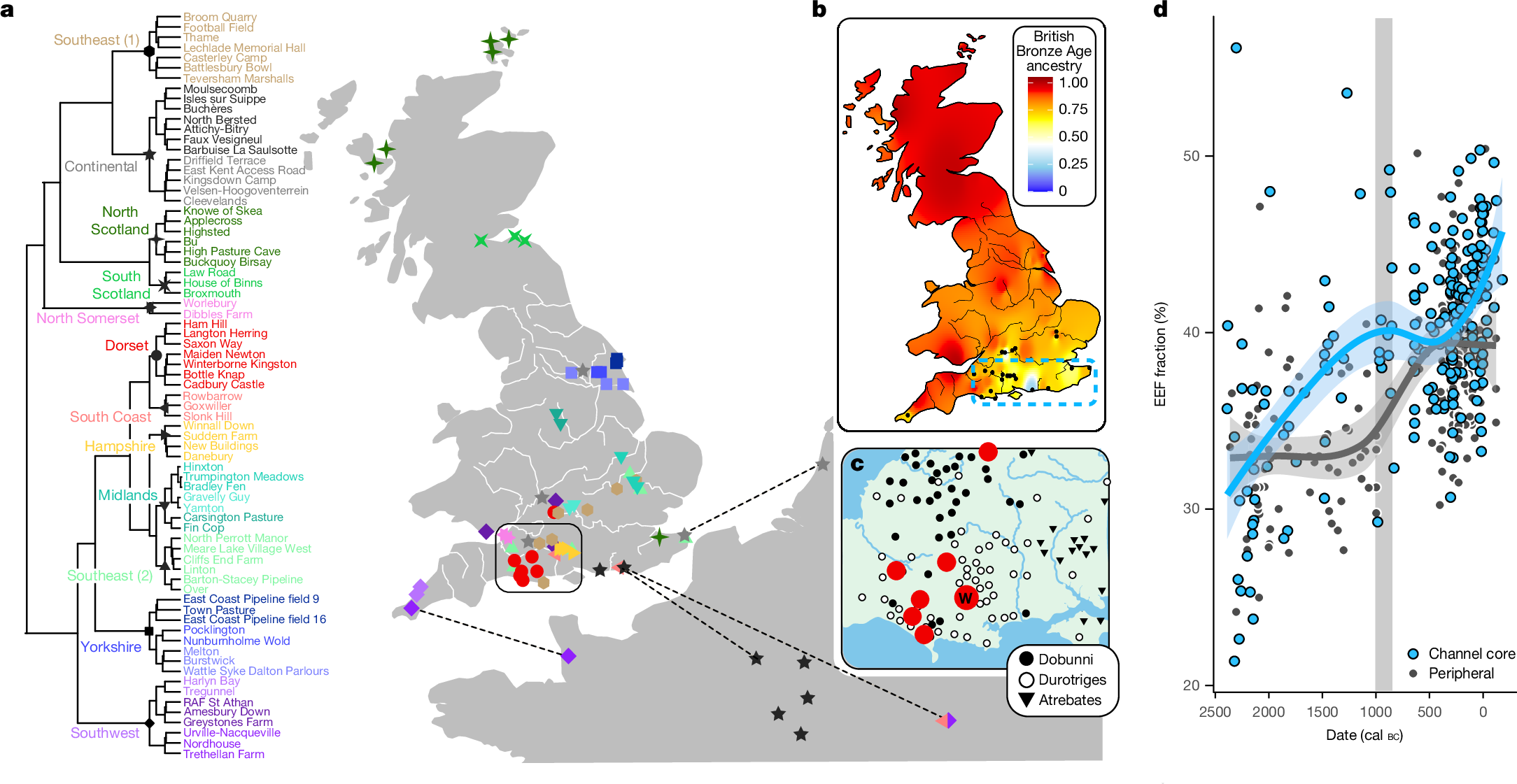 Did Iron Age Britain have pockets of Matriliny?