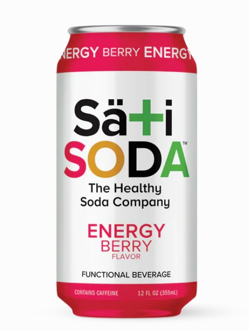 New Product Friday: Sati Soda Energy Berry Soda