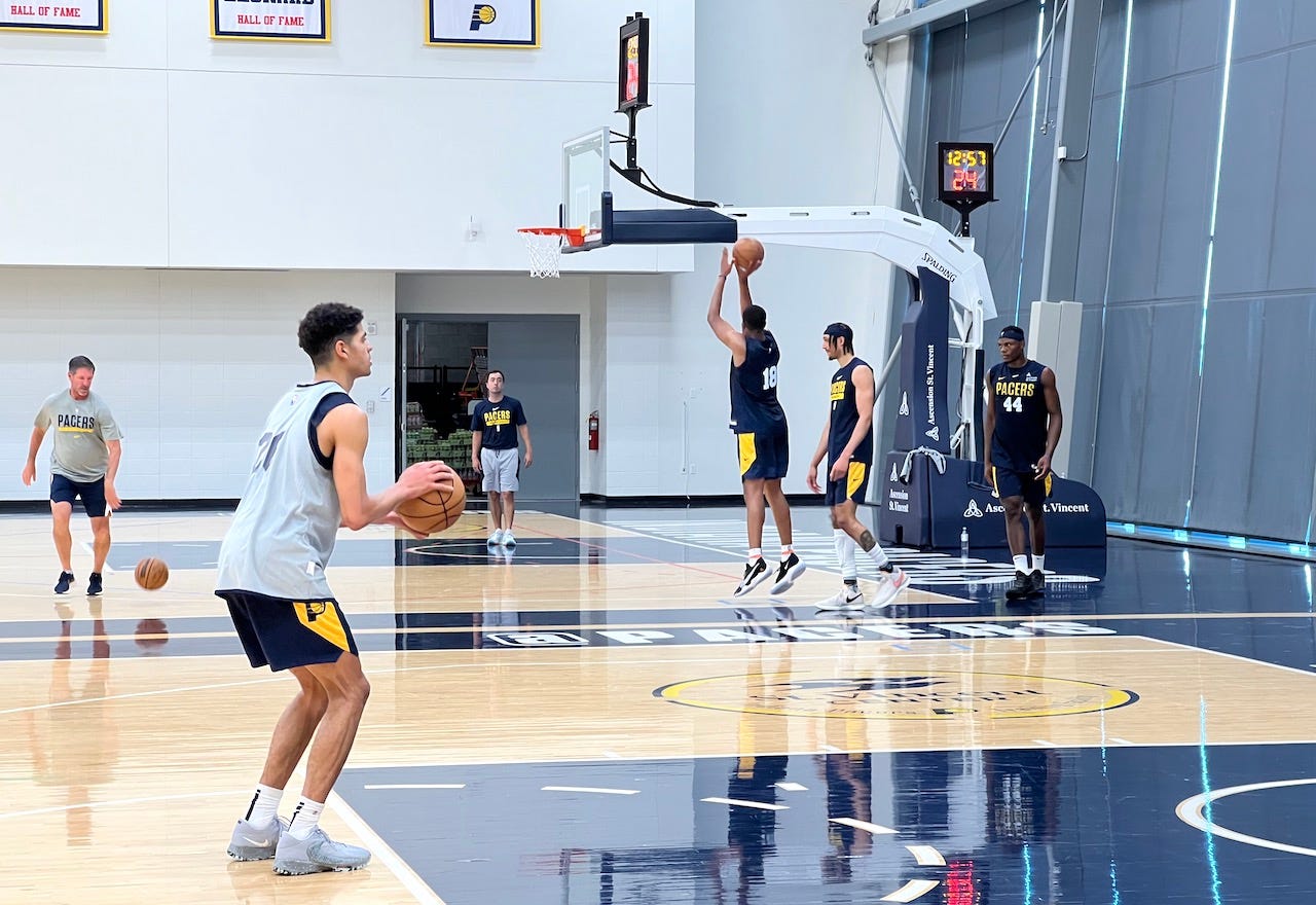 Pacers' top picks Jarace Walker, Ben Sheppard get first taste of the NBA