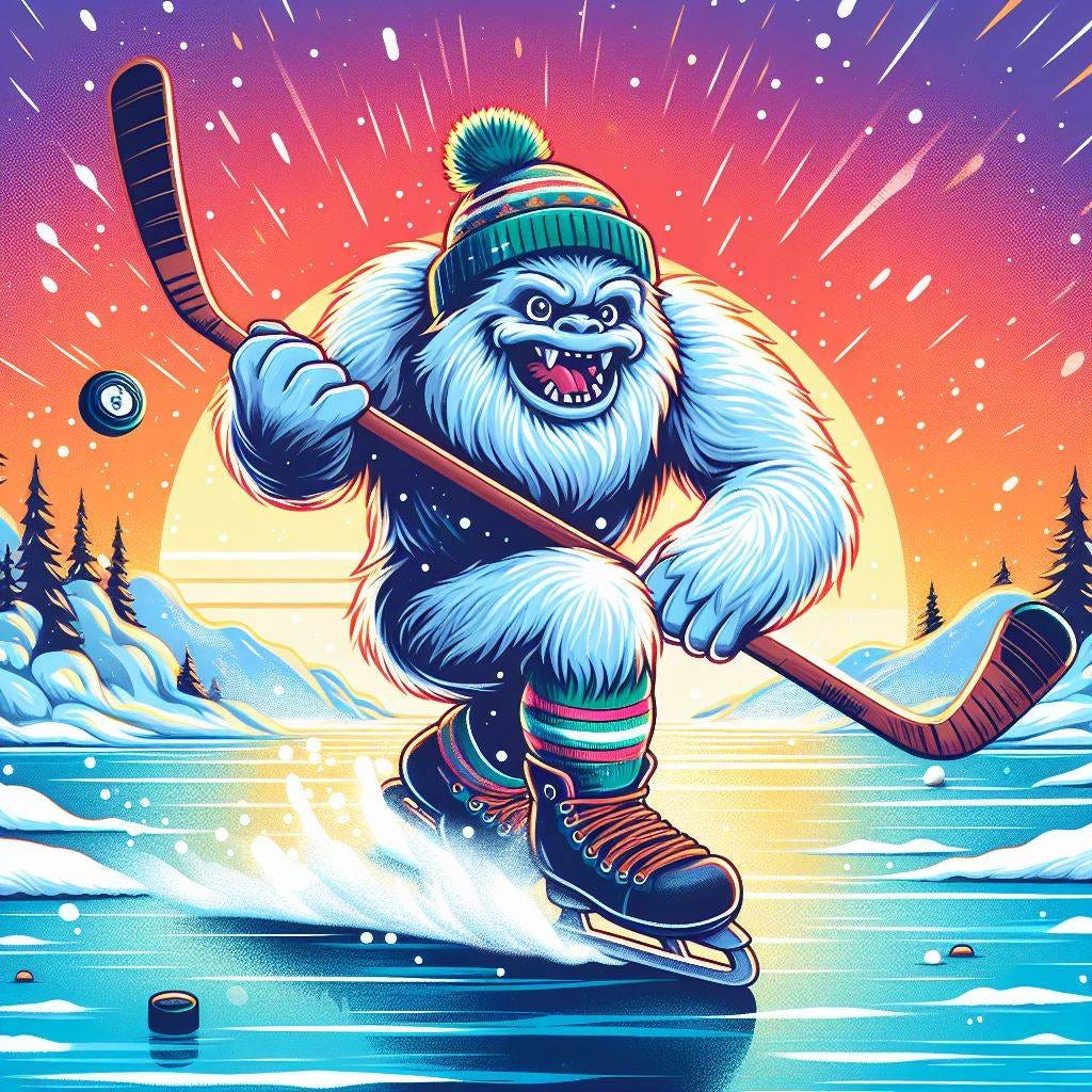 Utah Hockey Mascots A.I. Edition - Rich Cain’s Substack