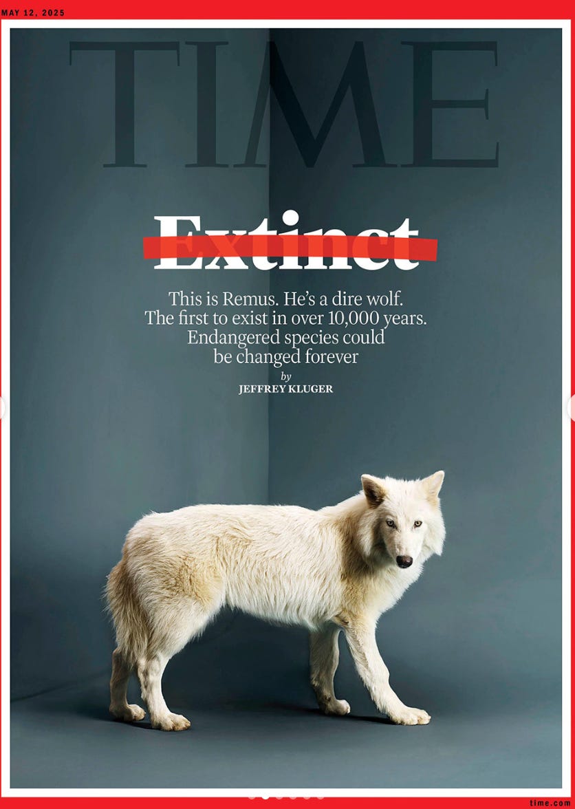 Resurrecting "Dire Wolves" While Real Wildlife Suffers
