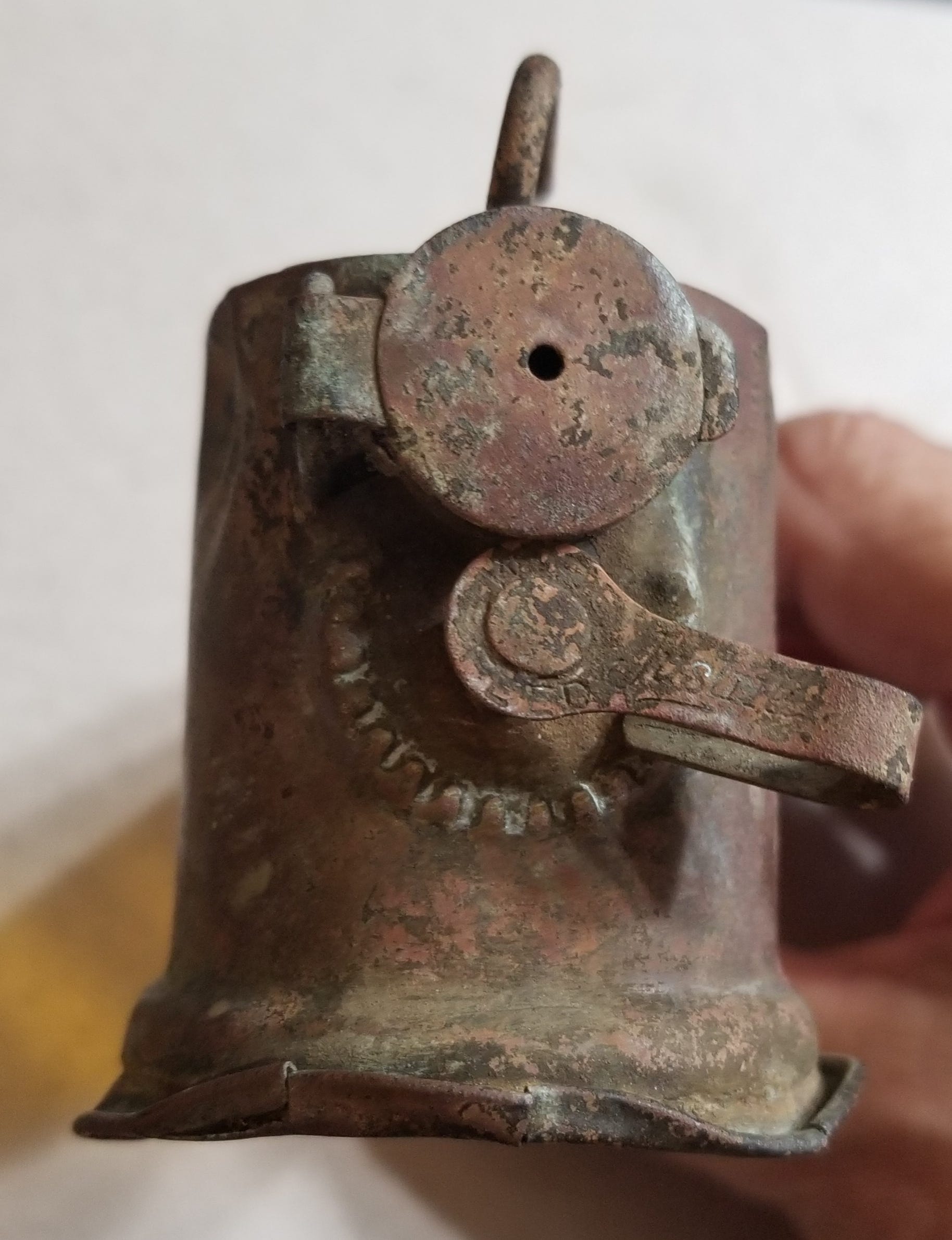 Carbide Lamp (Acetylene Gas Lamp) - by Brent Cosey