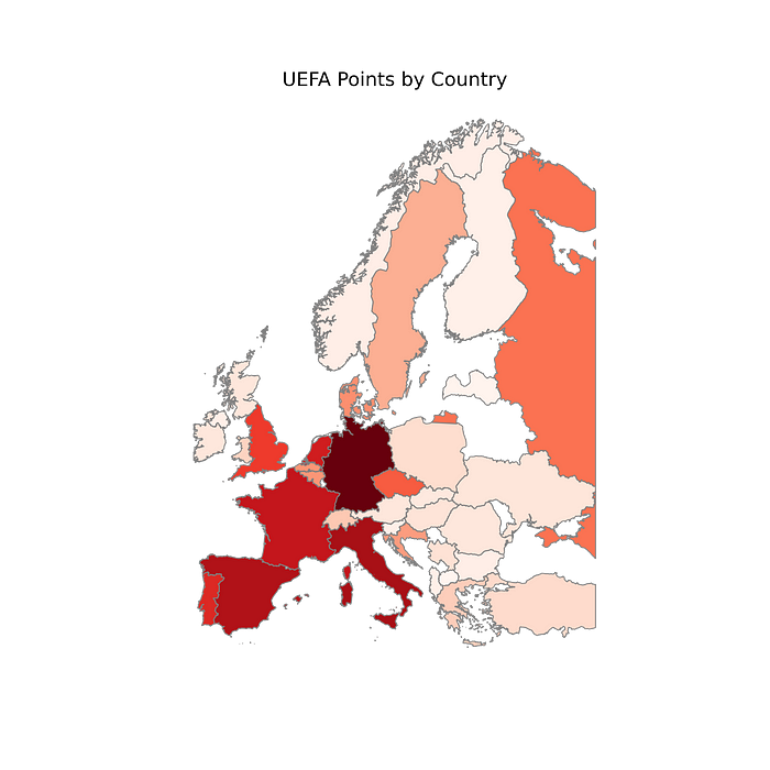 UEFA Euro 2024 Map - by Milan Janosov