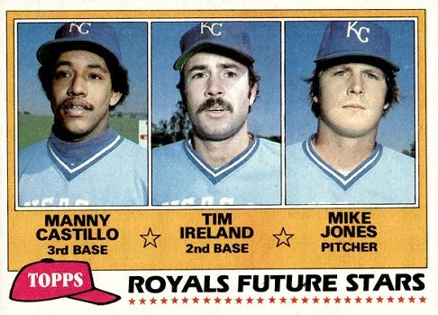 Irish Eyes Weren't Smilin' on 1981 Royals Rookies
