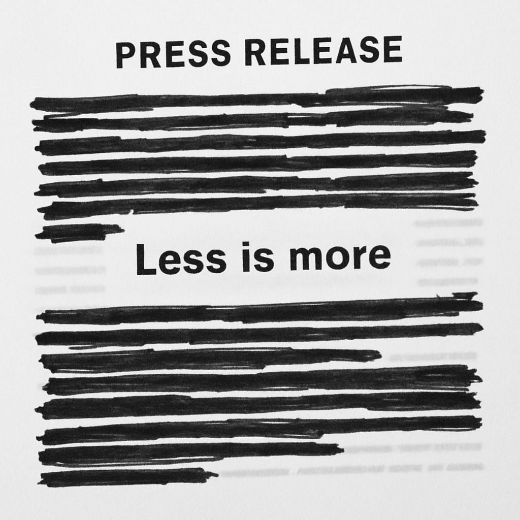 Less is More - by Jeff Jones (@jjfyi)