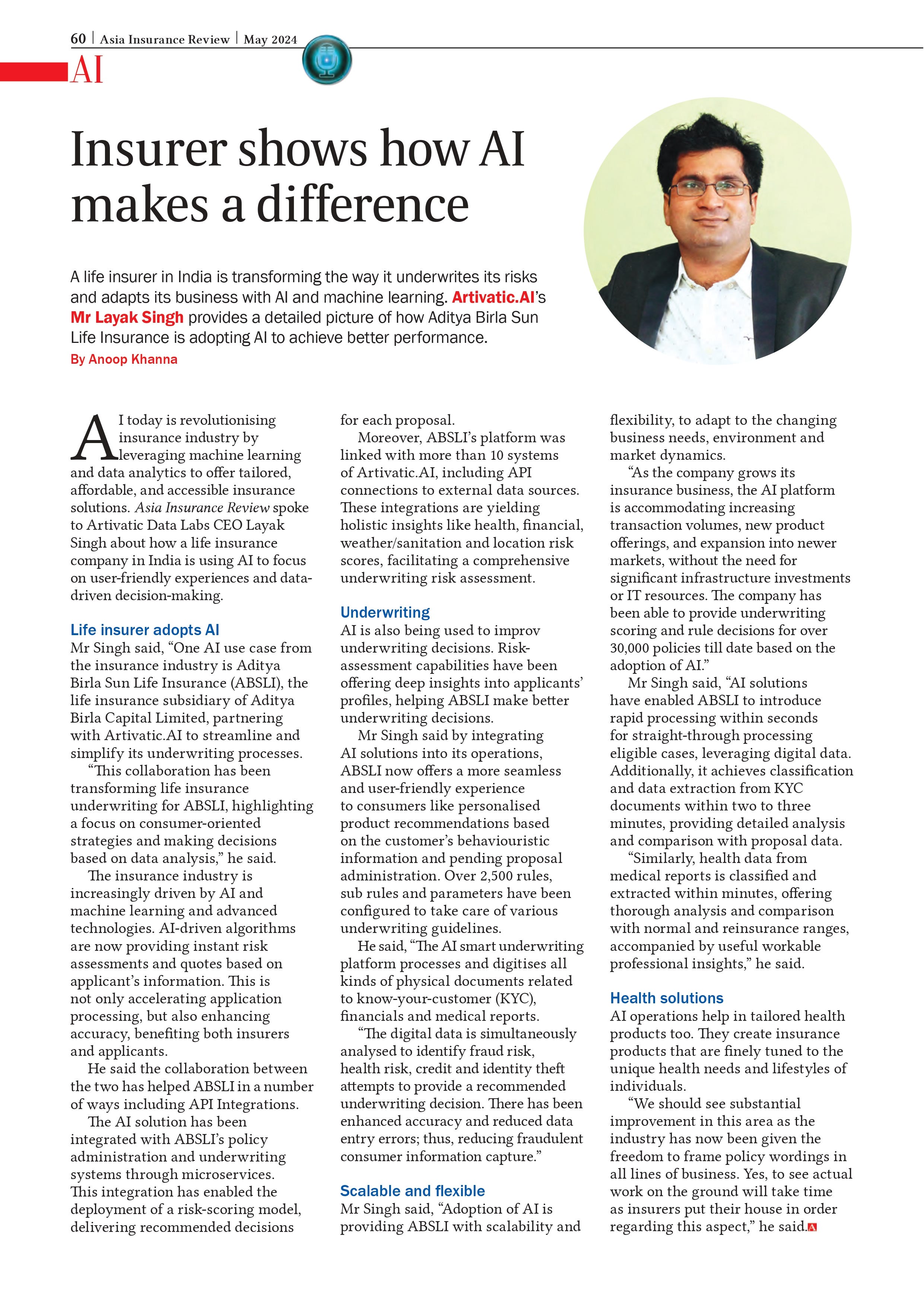 Revolutionizing Insurance with AI: Insurer shows how AI makes a difference