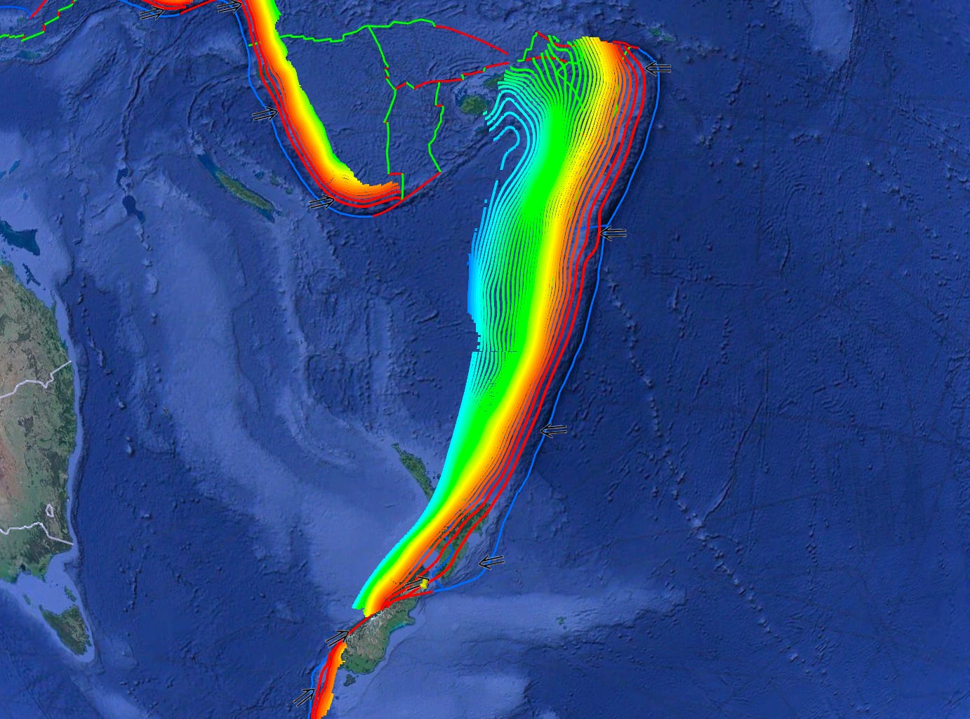 M7.1 earthquake north of New Zealand causes brief tsunami concern
