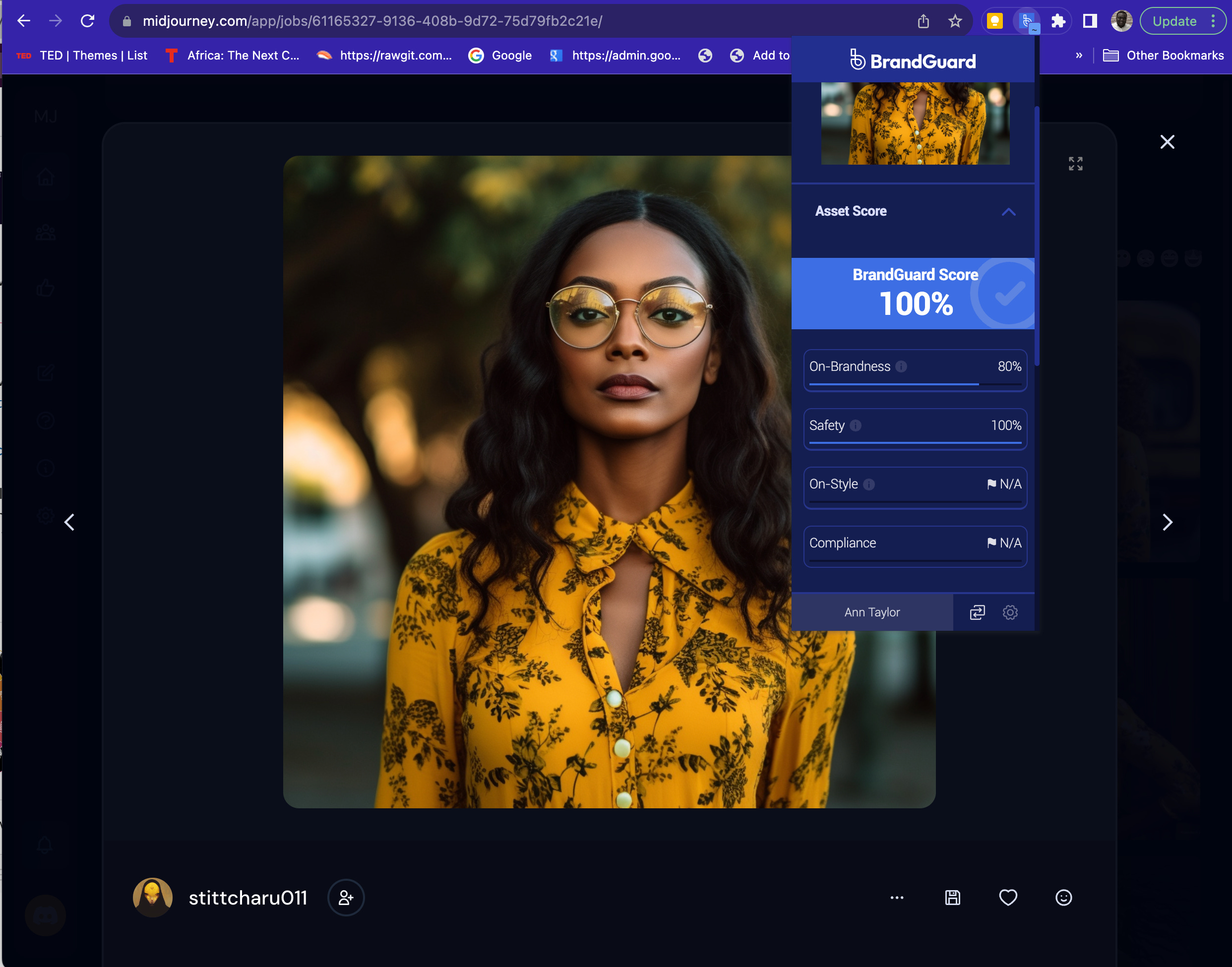 Using BrandGuard with Midjourney - by Rob May