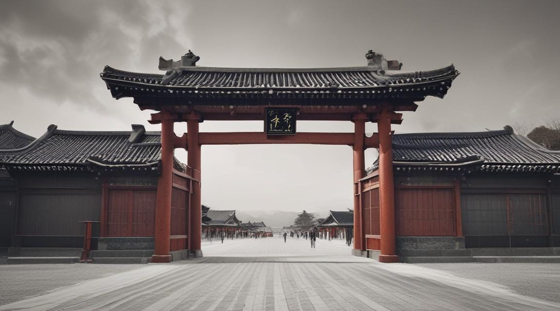 The Gate To The Outside World - by Athena Walker