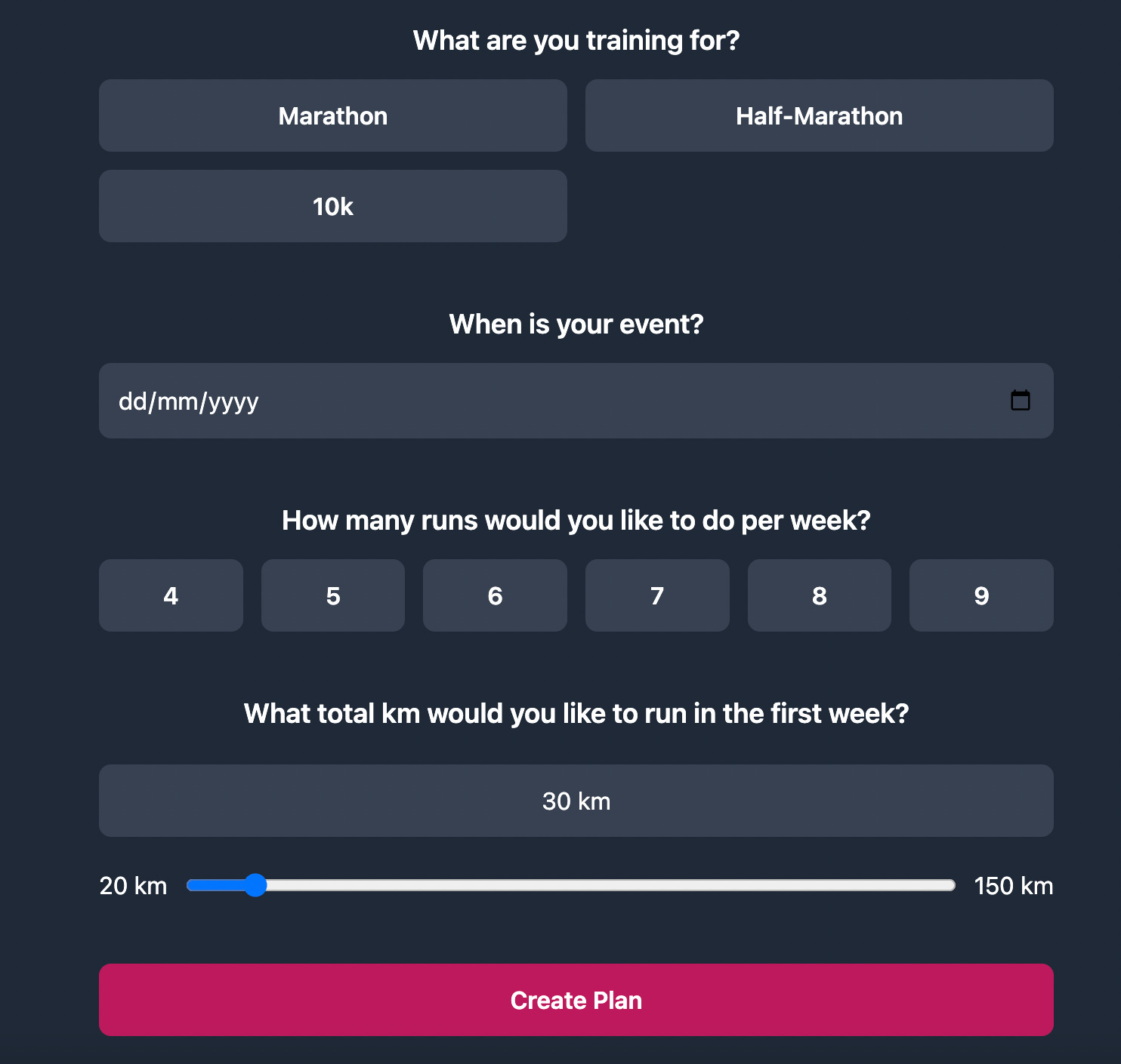 The Running Algorithm - diary of a tech founder