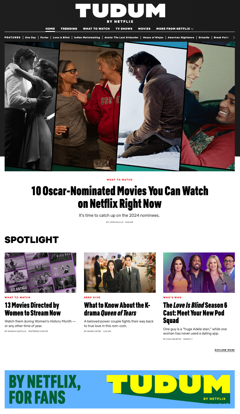 Why Every Streamers Should Have Their Own Tudum?