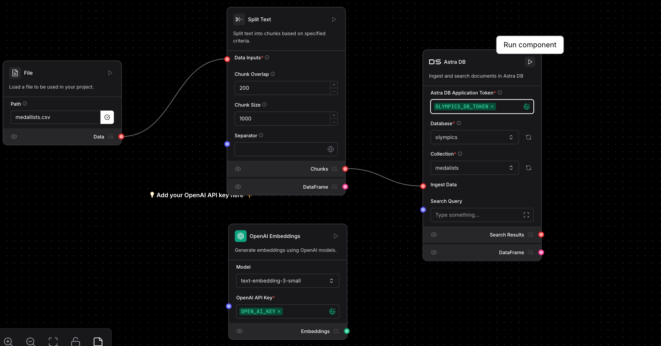 Building an AI Agent with Langflow and RAG