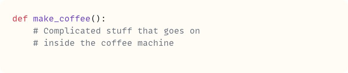 What Can A Coffee Machine Teach You About Pythons Functions