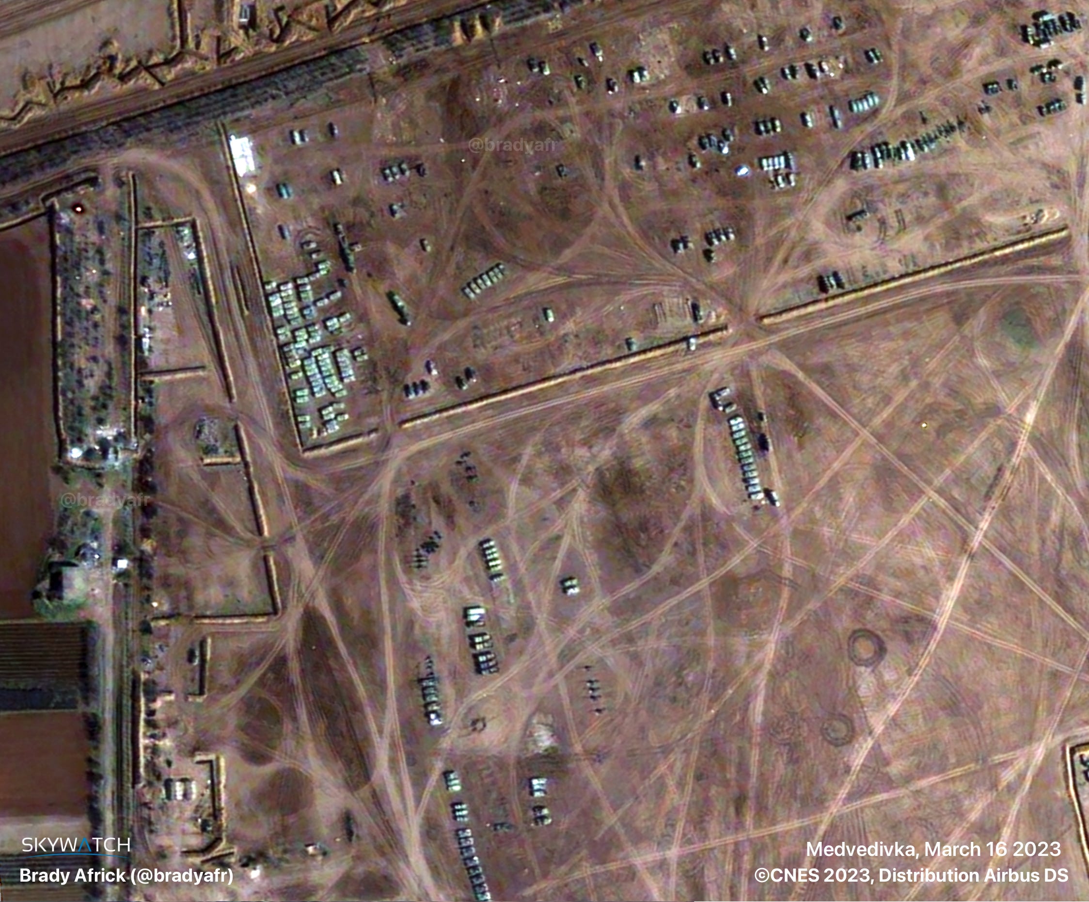 Russian field fortifications in Ukraine