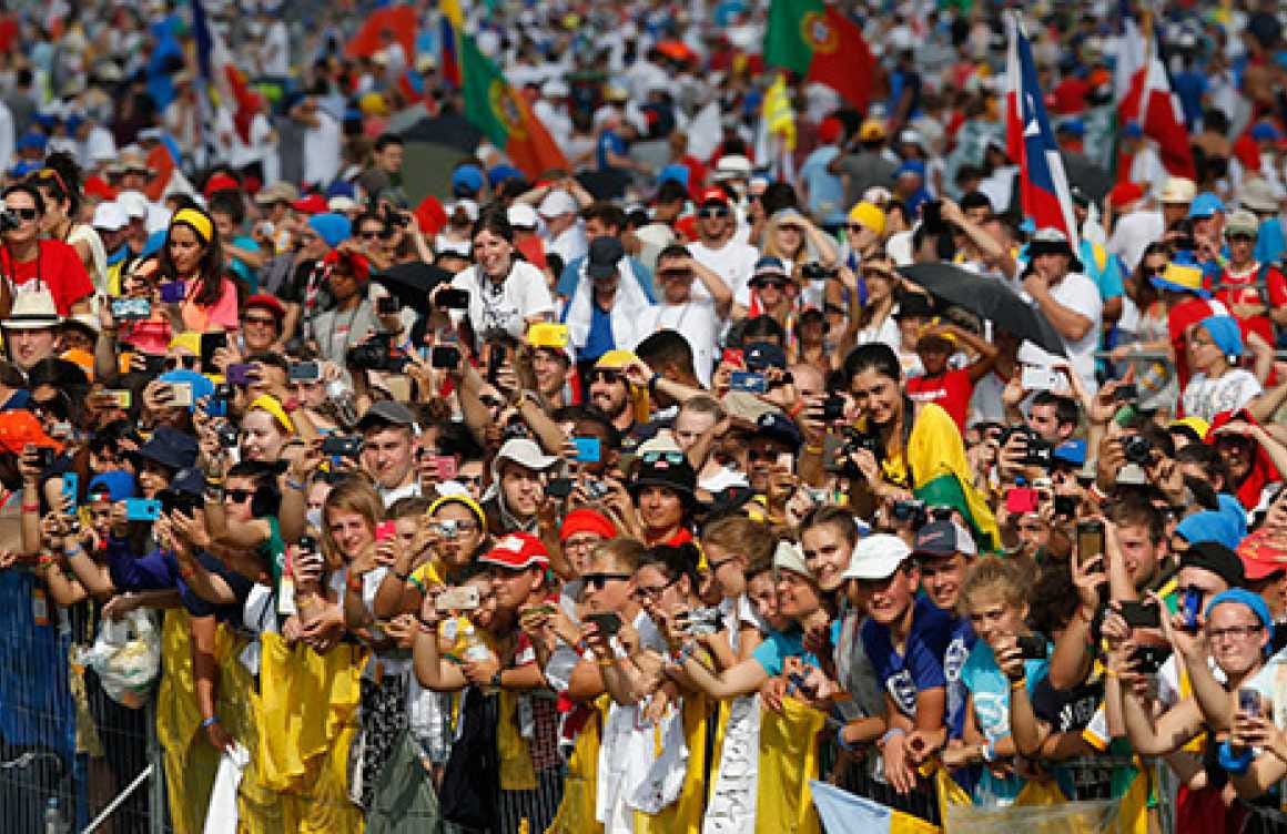 At World Youth Day, it’s not easy being green